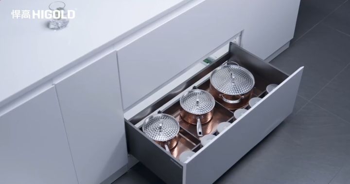 HIGOLD dish drying rack /Under Sink Rack Adjustable Pull Out tray ...