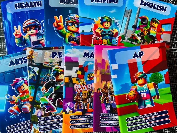 ROBLOX PERSONALIZED STAPLED NOTEBOOK COMPOSITION/WRITING 80 LEAVES WITH ...