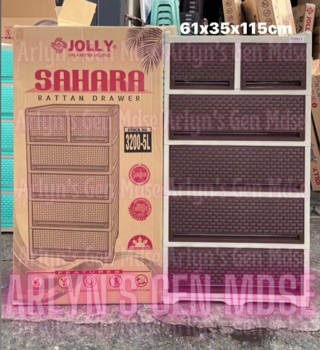 JOLLY SAHARA 5 LAYER RATTAN DRAWER | Lazada PH