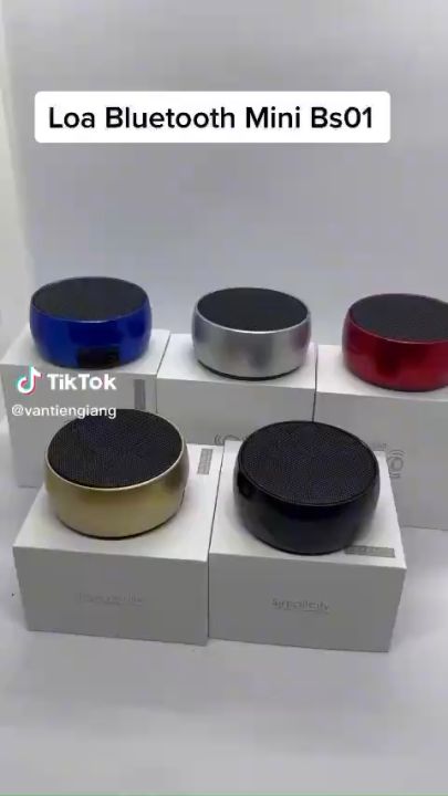 Loa bluetooth mini vỏ thép Đức GROWNTECH BS01 chắn chắn bền bỉ thẻ nhớ ...