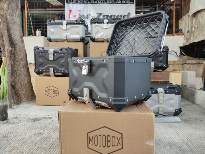MoTobox Alloy topbox 45liters | Lazada PH