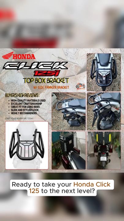 HONDA CLICK 125 ( v1 | v2 | v3 | v4 ) - TOP BOX BRACKET - PHASE 1 ...