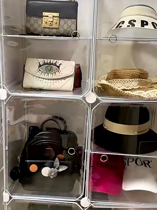 MILE Transparent Display Cabinet Display Storage Cabinet Dust Proof ...