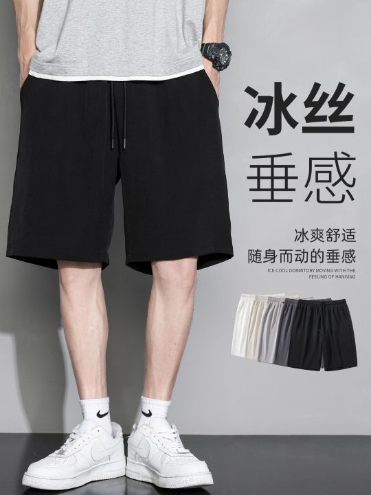 MontVoo/Matyo Ice Silkกางเกงขาสั้นผู้ชาย2024ฤดูร้อนใหม่สไตล์กีฬาสบายๆ ...