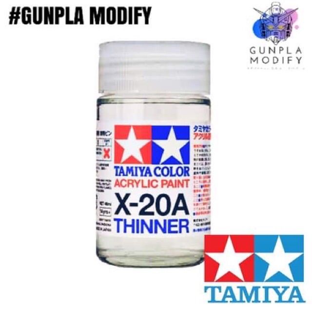 TAMIYA 81030 X20A Acrylic Thinner ทินเนอร์สูตรอะคริลิค 46 ml | Lazada.co.th
