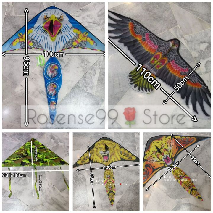 Eagle kite Army kite Tiger kite Lion Kite 0.95 x0.5x 1.1meter Beach ...
