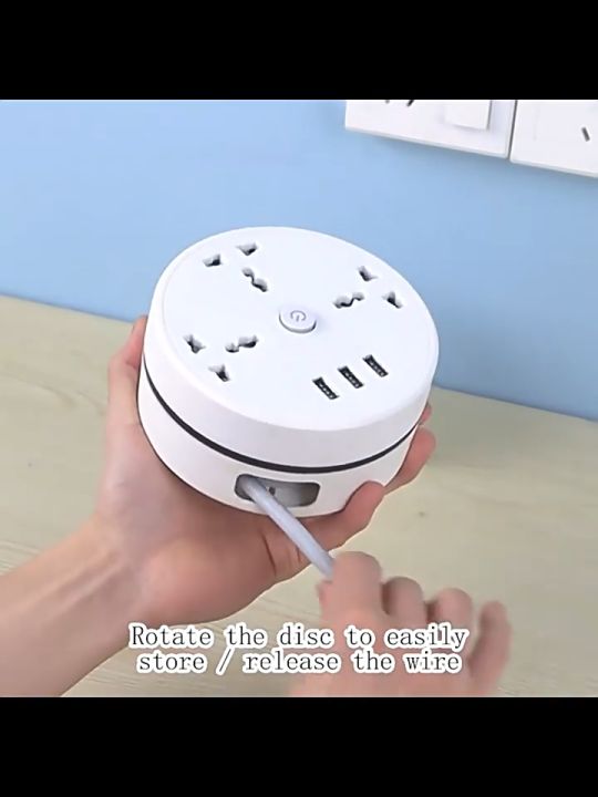 2.8m Round Socket Extension Socket Converter Usb Extension Cable ...