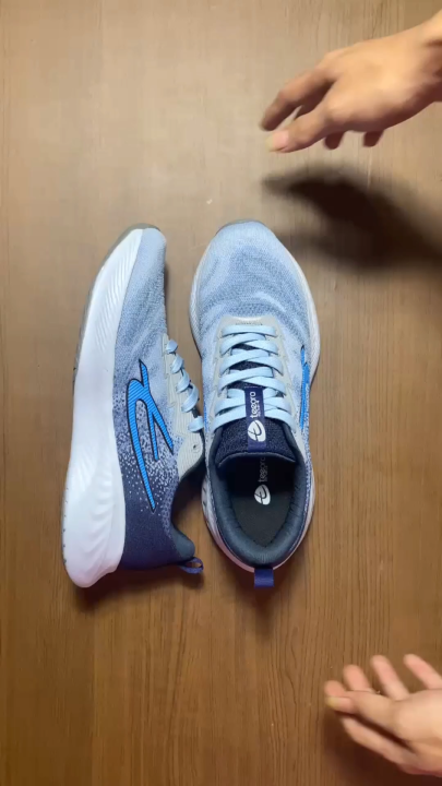 Teeora Veltamium Ice Blue, Sepatu Sneakers Running Unisex, Untuk Pria ...