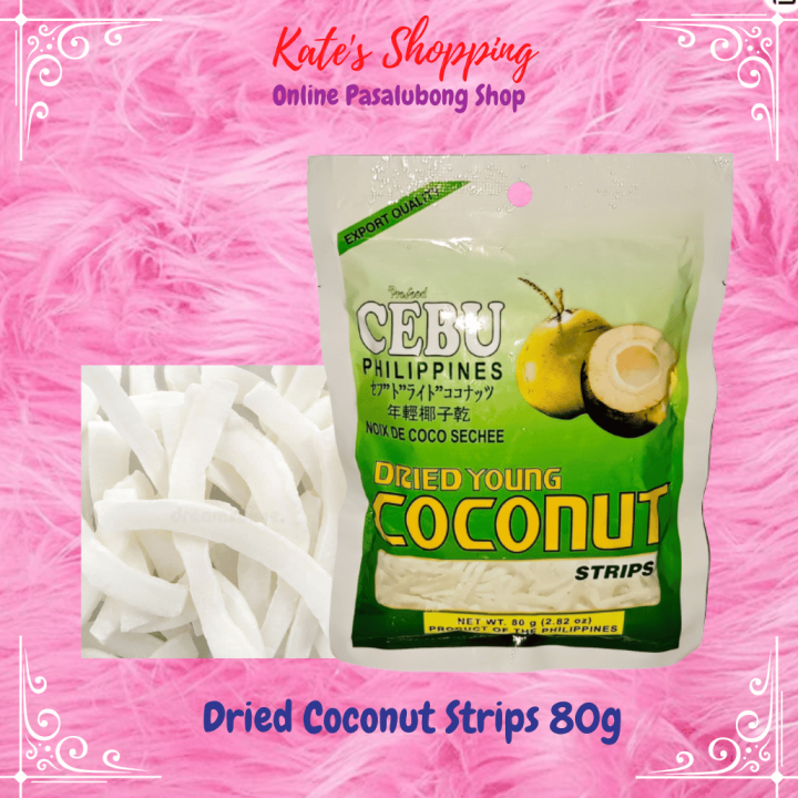 CEBU DRIED COCONUT STRIPS 80G | Lazada PH