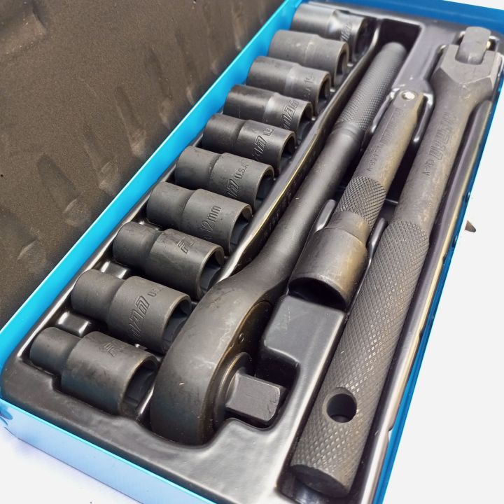 flyman 13pcs socket set 8mm to 24mm original flyman USA | Lazada PH