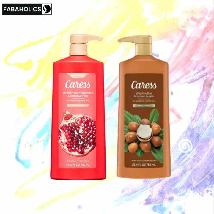 Caress Body Wash Tahitian Pomegranate & Coconut Milk or Shea Butter ...