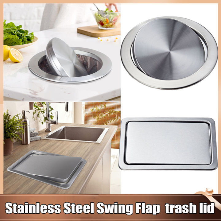 Stainless Steel Flap Flush Recessed Built-in Balance Swing Flap Lid ...