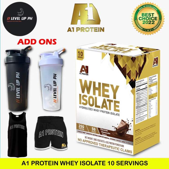 A1 Whey Isolate 10 Servings NO BOX | Lazada PH