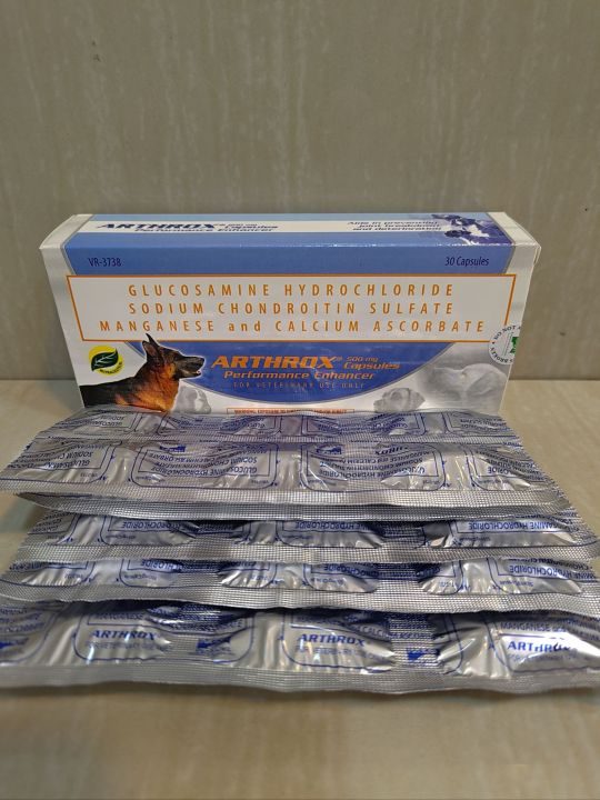 Arthrox Capsules 500mg For Dogs 1 Box (30 Capsules) | Lazada PH