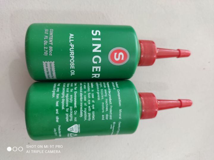 Original Singer Lubricant Oil/Minyak SINGER | Lazada