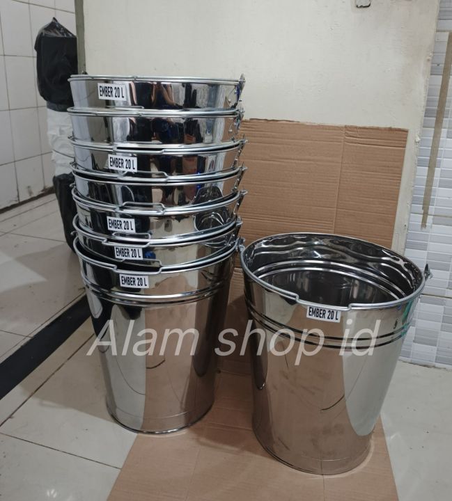 Ember Stainless Tebal Kapasitas - 5 Liter, 10 Liter, 15 Liter, 20 Liter ...