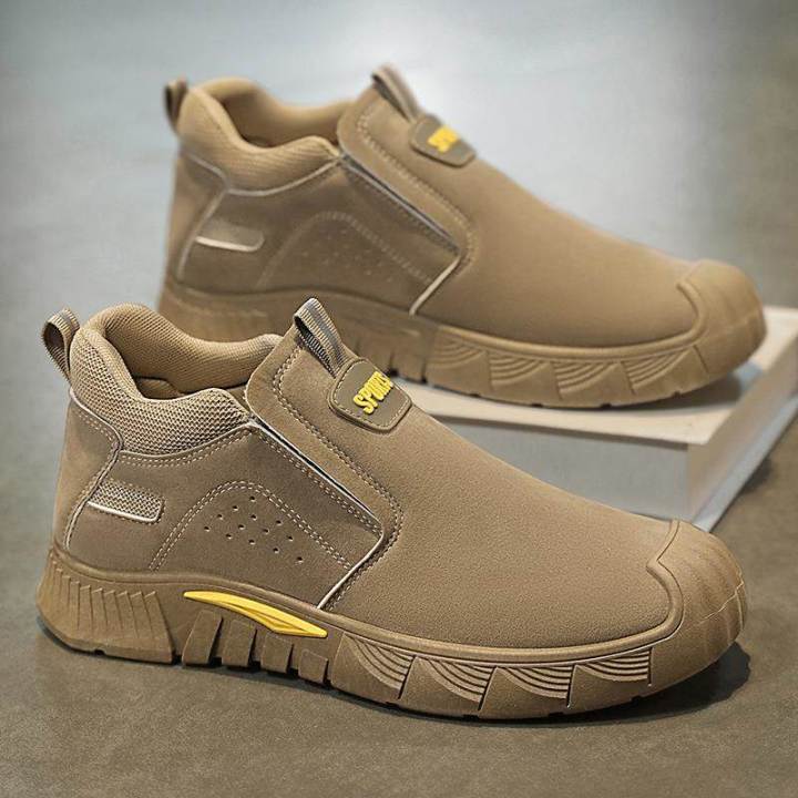 No Brand | Welding Work Safety Shoes Steel Toe Anti-crush Anti-puncture ...