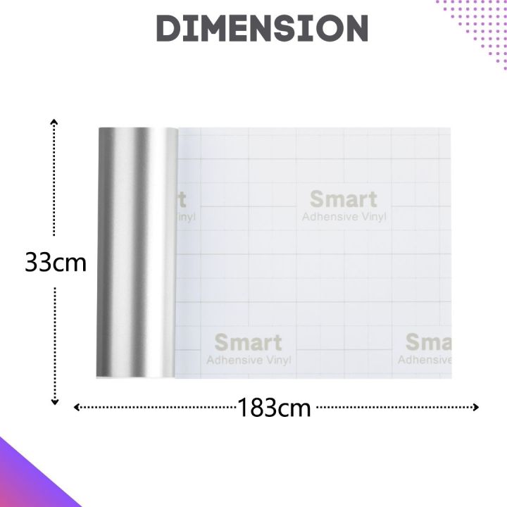 13in x 3ft Smart Permanent Vinyl for Cricut Explore 3 and Maker 3 ...