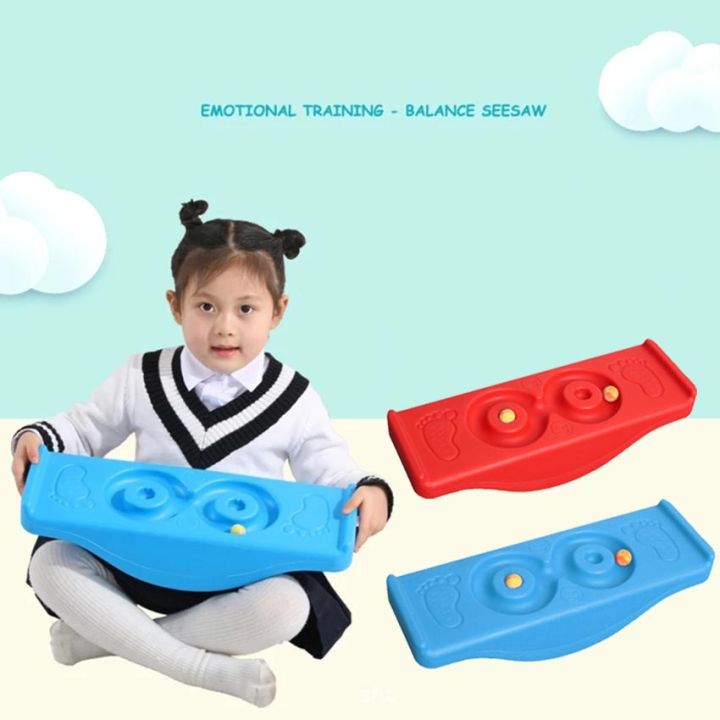 Plastic Wobble Balance Board Kids Balance Training Multifunction Seesaw ...