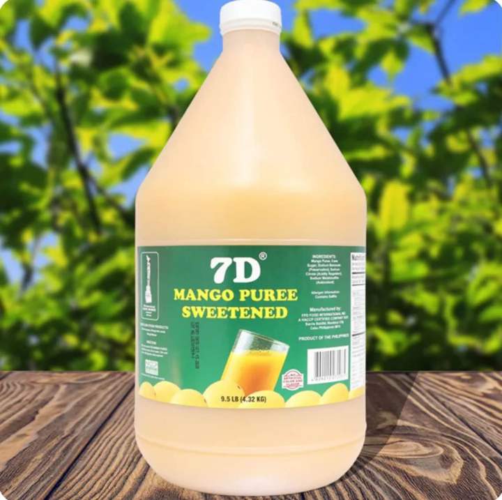 7D Mango Puree 1 Gallon - Cebu's Best Pasalubong | Lazada PH