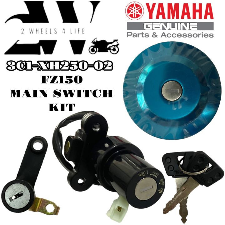 YAMAHA FZ150 V1 V2 V3 OLD NEW MAIN SWITCH KEY SET 4 IN 1 IGNITION ON ...