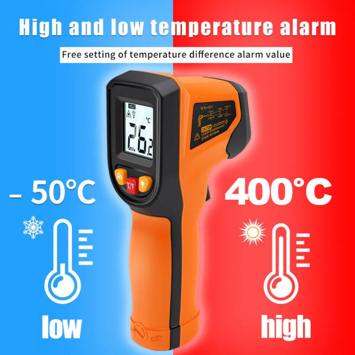Non-contact Digital Infrared Thermo-meter Laser Temperature Meter ...