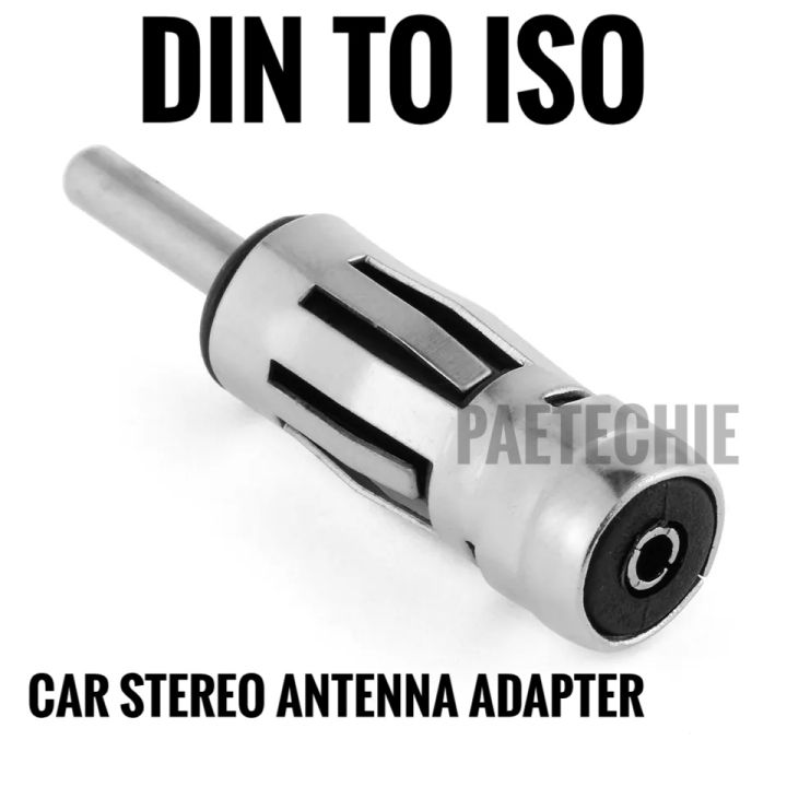 DIN to ISO Antenna Adapter Connector Plug Converter for Car Stereo Head ...