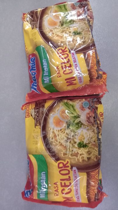 indomie instan rasa mie celor khas Sumatera Selatan 75gr 1 bungkus ...
