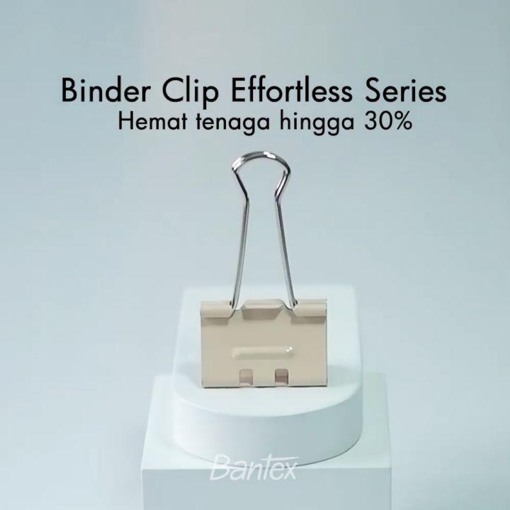Bantex Binder Clip Effortless / Penjepit Kertas Hemat Tenaga Hingga 30% ...