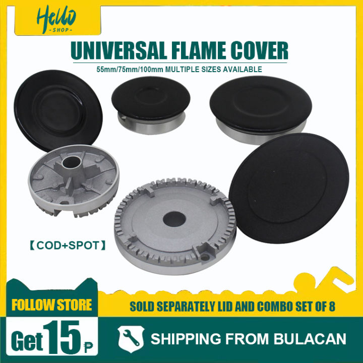 OVEN HOB GAS BURNER CROWN & LA GERMANIA BURNER CAP BLACK ORIGINAL ...