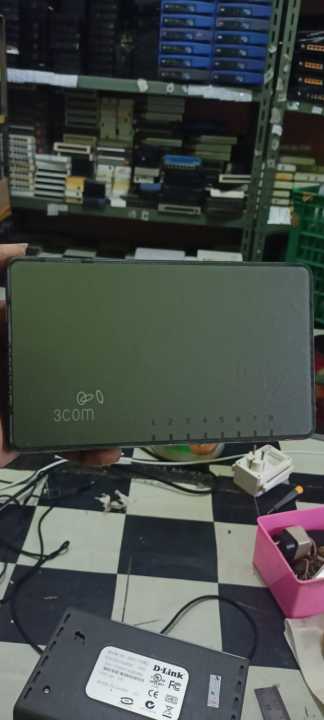 swich hub 3com 8 port | Lazada Indonesia