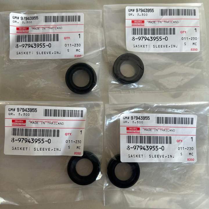4Pcs Isuzu Genuine Side Injector Sleeve Cover Oil Seal for Alterra Dmax ...