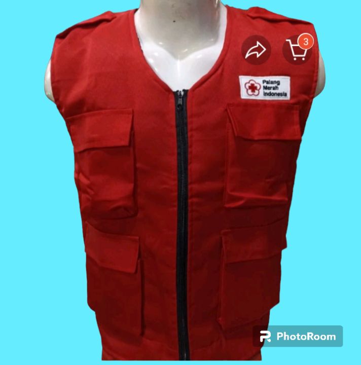 Rompi PMR/Rompi PMI Pul Bordir, Bisa Custom | Lazada Indonesia