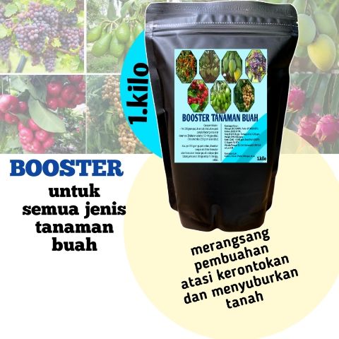 Pupuk booster pelebat buah melebatkan dan menyuburkan tanah mempercepat ...