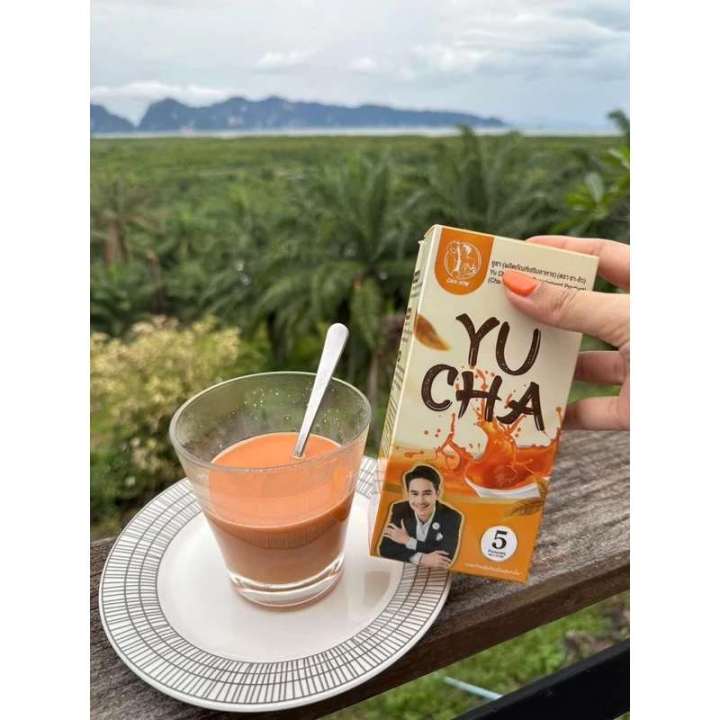 ชายิว Yu Cha ชาไทย ชาจากใต้ ไม่มีน้ำตาล ช่วยเร่งการเผาผลาญ (1 กล่อง 5 ...