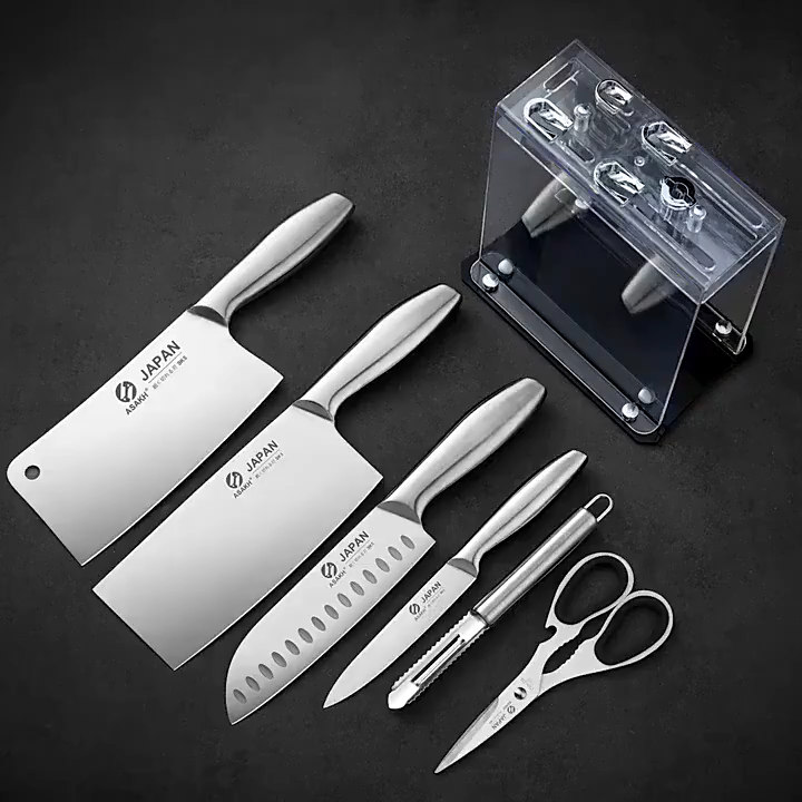 6 In 1 Authentic Japan Kitchen Knife Set Stainless Steel Precision ...
