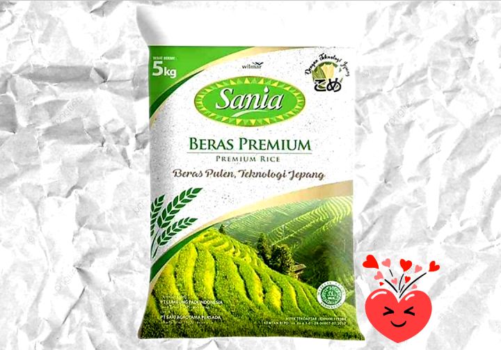 Sania Beras Premium Repack 1 kilo / 1 Kg / 1kg | Lazada Indonesia