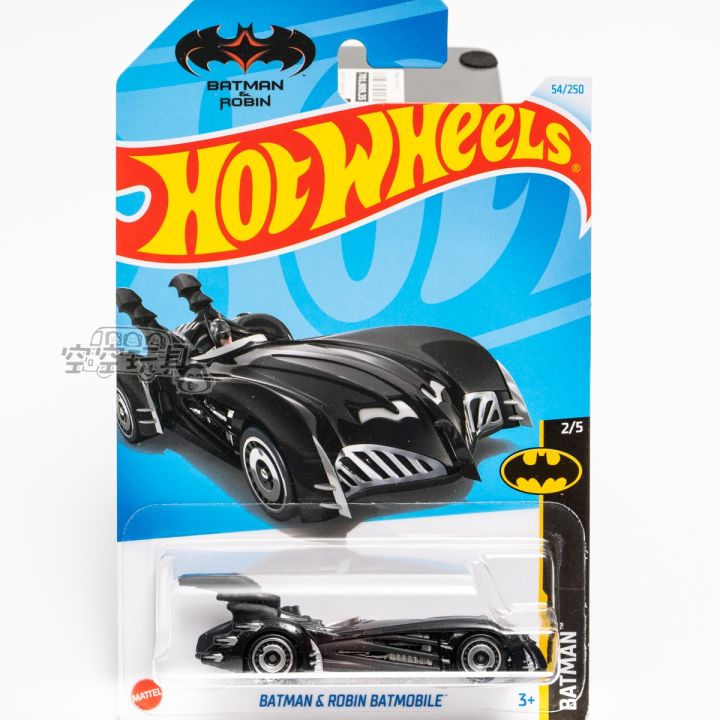 No. 54 Batman and Robin Batmobile Batman Black Hot Wheels Alloy Sports ...