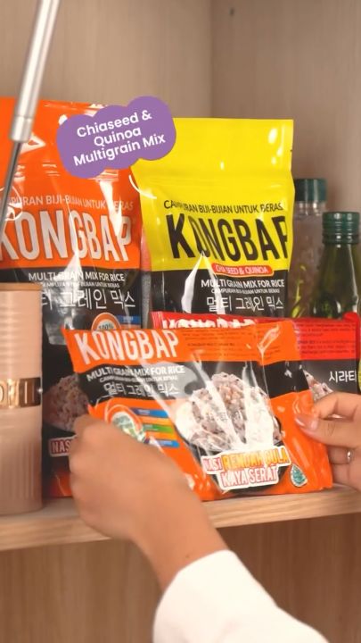 Pelengkap Makanan Kesehatan Kongbap Nasi Multigrain Sehat Serat 150 Gr ...