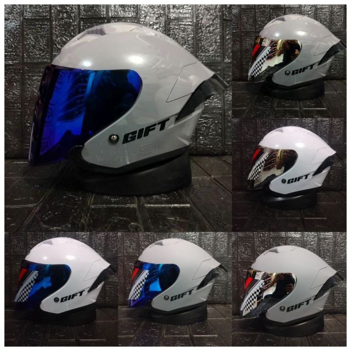 TERBARU HELM GIFT SARGON SOLID HALF FACE ORIGINAL | Lazada Indonesia