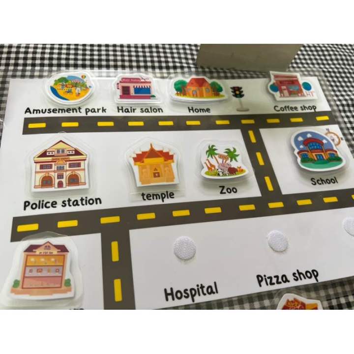 Map&place สื่อ การสอนแผนที่ภาษาอังกฤษ | Lazada.co.th