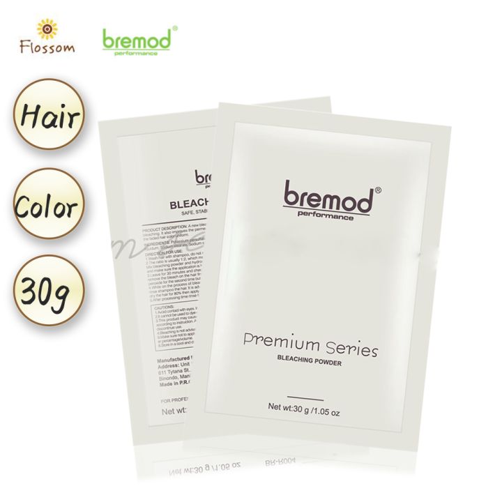 Bremod Premium Bleaching Powder Fade Brightener Low Damage Hair Dye ...