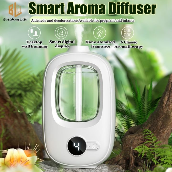 Oval Room Air Freshener Spray Rechargeable Aroma Diffuser Essential Oil ...