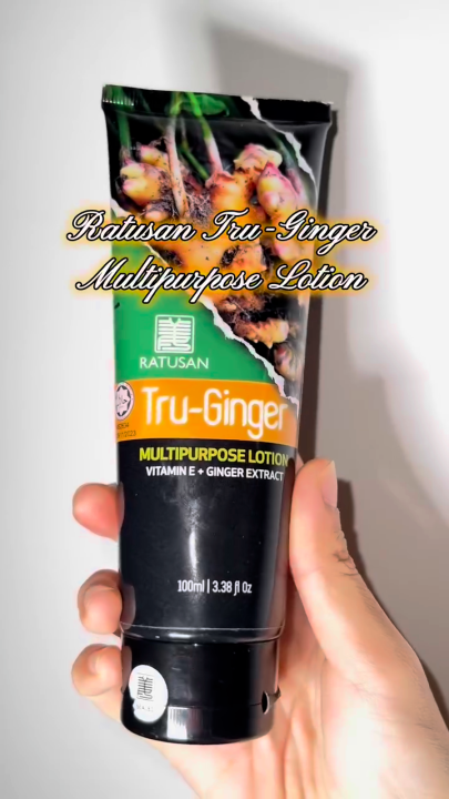 Tru-Ginger Multipurpose Lotion Bentong Ginger Extract｜RATUSAN 𝟏𝟎𝟎𝐦𝐥 ...