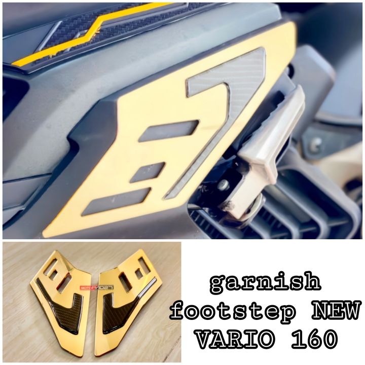 cover garnis garnish footstep NEW VARIO 160 premium motopad27 | Lazada ...