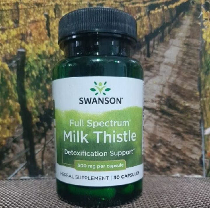 Milk Thistle Full Spectrum 500mg 30 capsules Swanson | Lazada PH