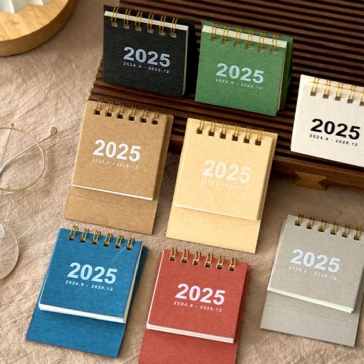 2025 Calendar Cute Mini 2025 Calendar with Notepad Portable Cute ...