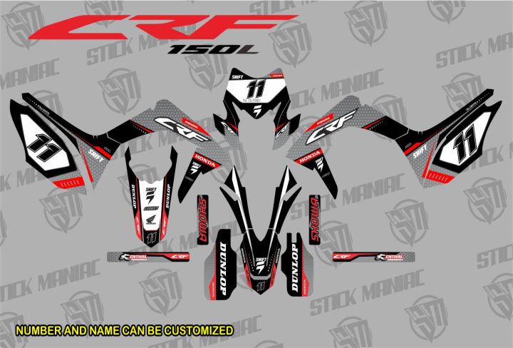 Honda crf 150L full body decals | Lazada PH