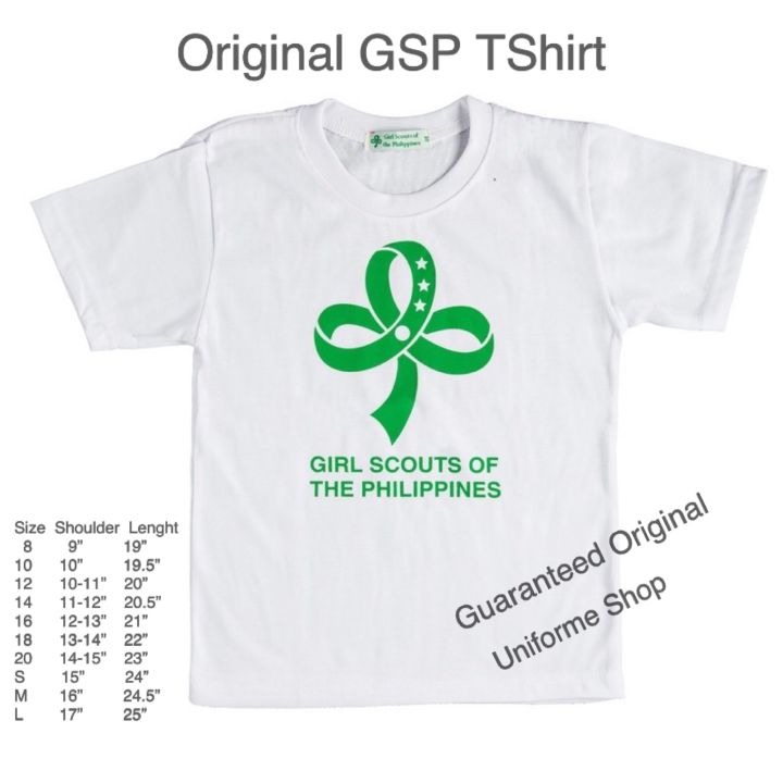 GSP Girl Scout Original Tshirt Uniform | Lazada PH