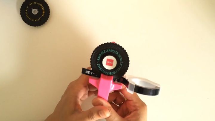 9mm Label Maker DIY 3D Mini Portable Manual Embossing Label Typewriter ...